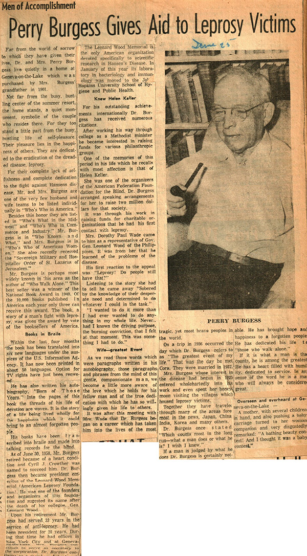 Burgess, Perry | GOTL Summer Fun Heritage Trail